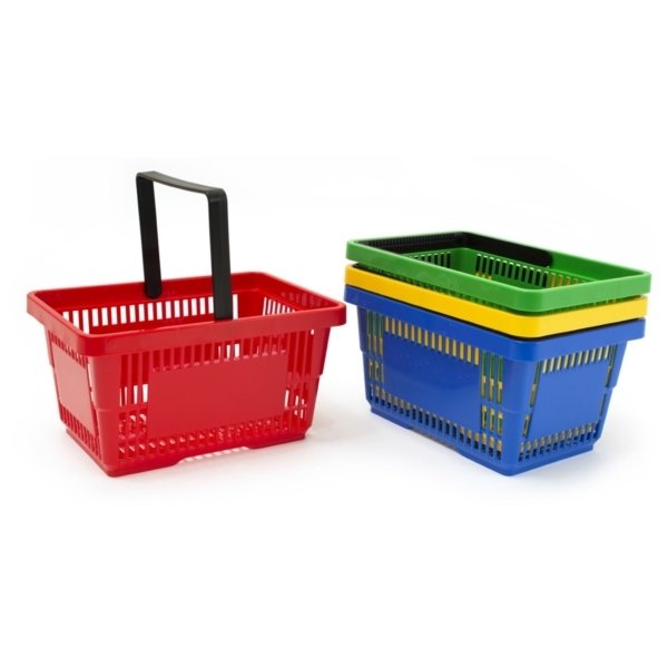 Lot de 4 paniers de course avec anse pour enfant LAP | Papouille