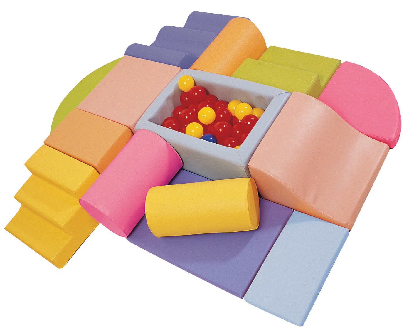 Kit modules maxi tipas en mousse pvc v2 pastel Top crèches | Papouille