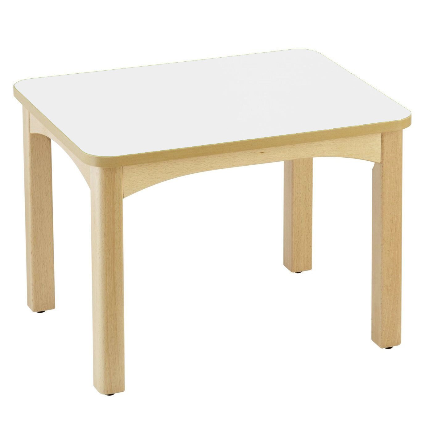 Table en bois pour crèche 60 x 50 cm t0 blanc Wikicat | Papouille