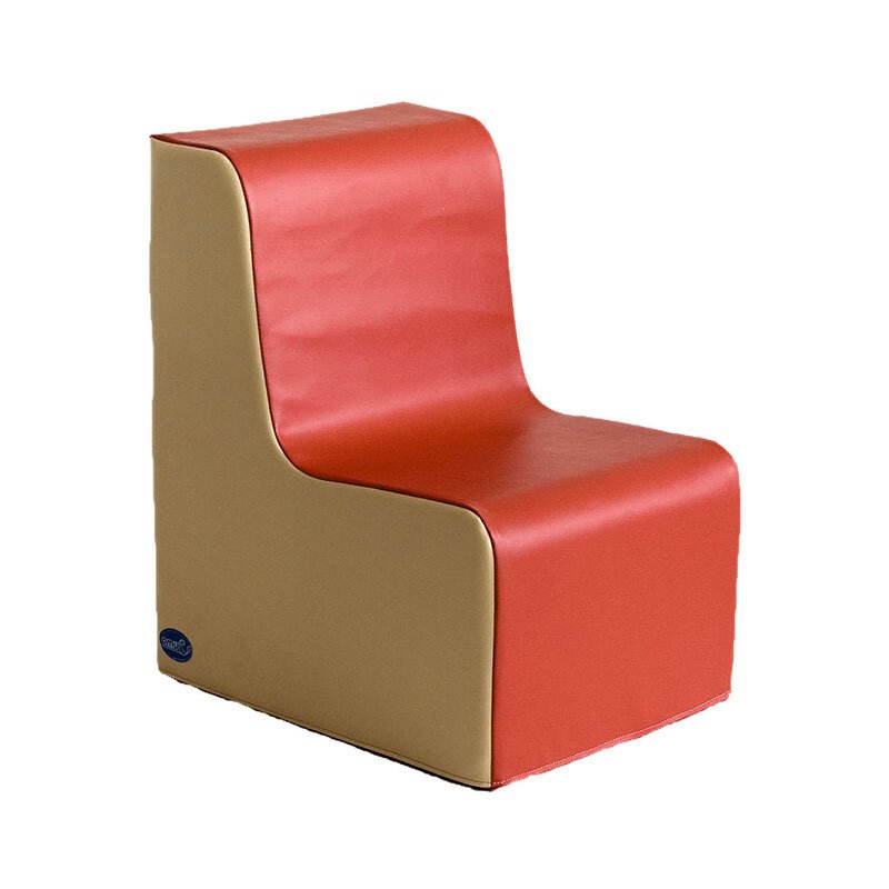 Fauteuil en mousse imperméable assise 30 cm rouge Sumo Didactic | Papouille